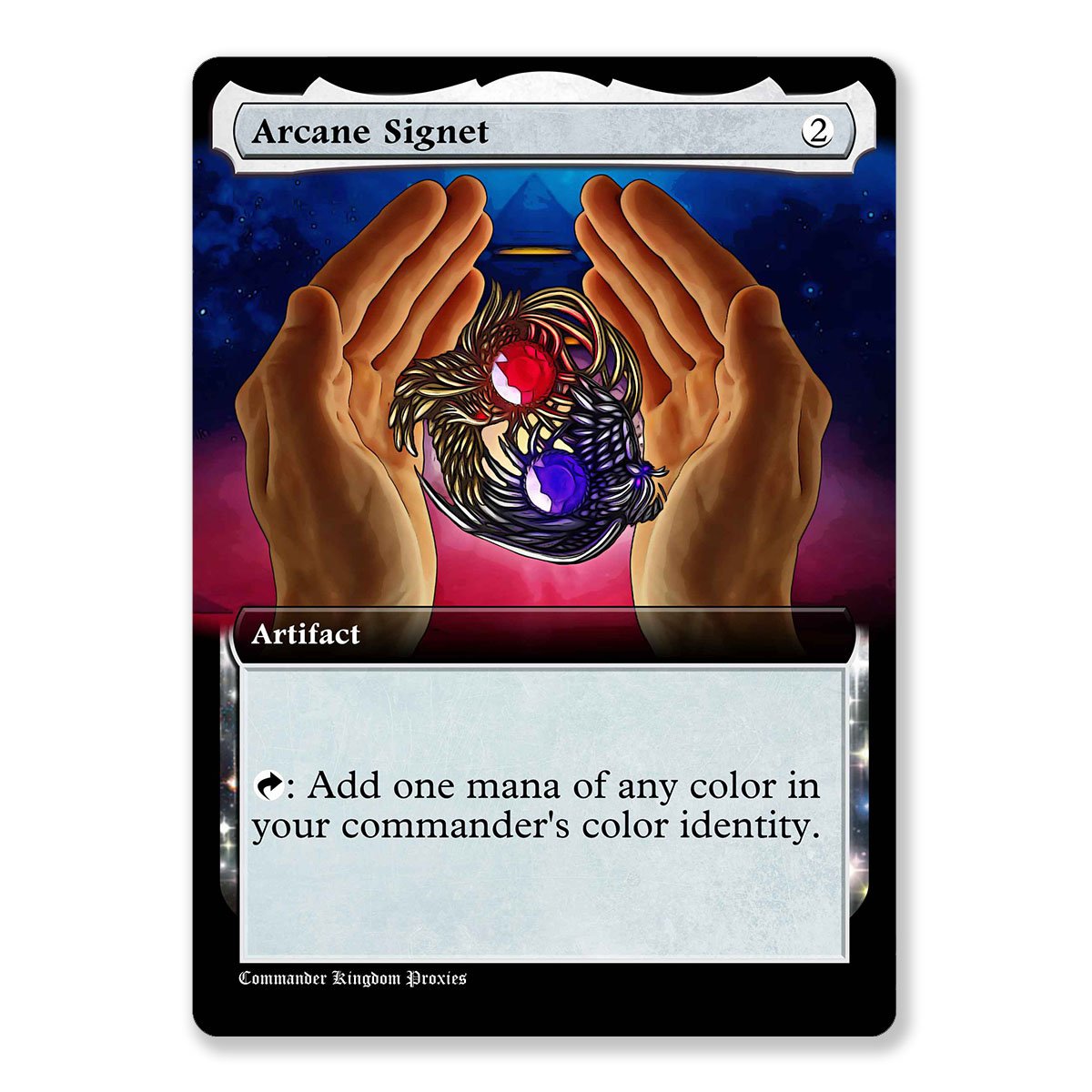 Arcane Signet | Box Topper Custom MTG Proxy Card - trinketkingdom.com