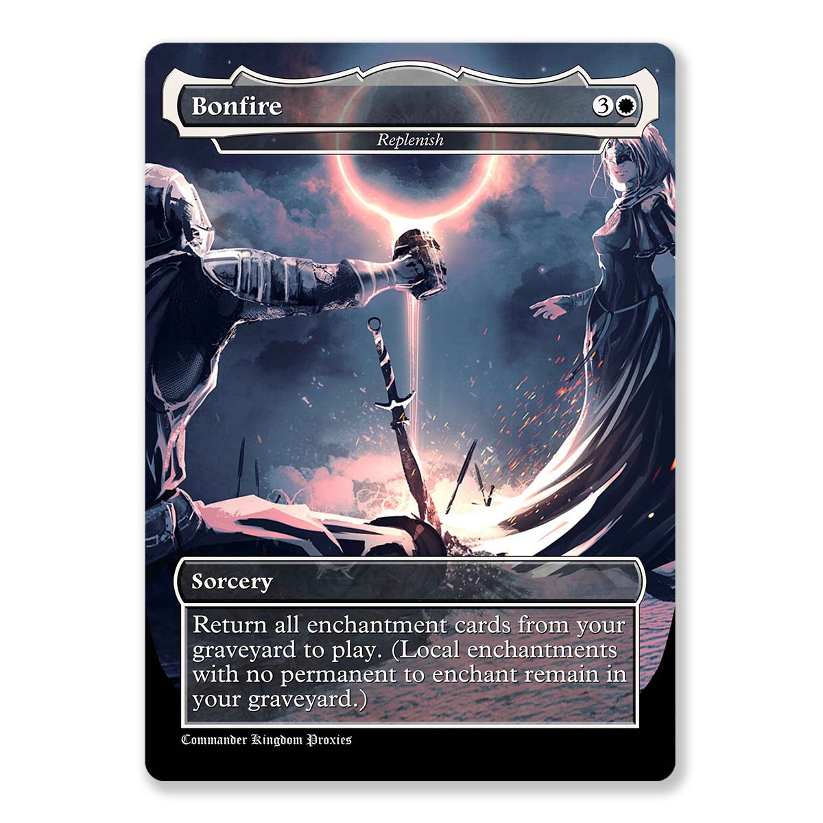 Bonfire - Replenish | Dark Souls | Full Art Custom MTG Proxy Card ...