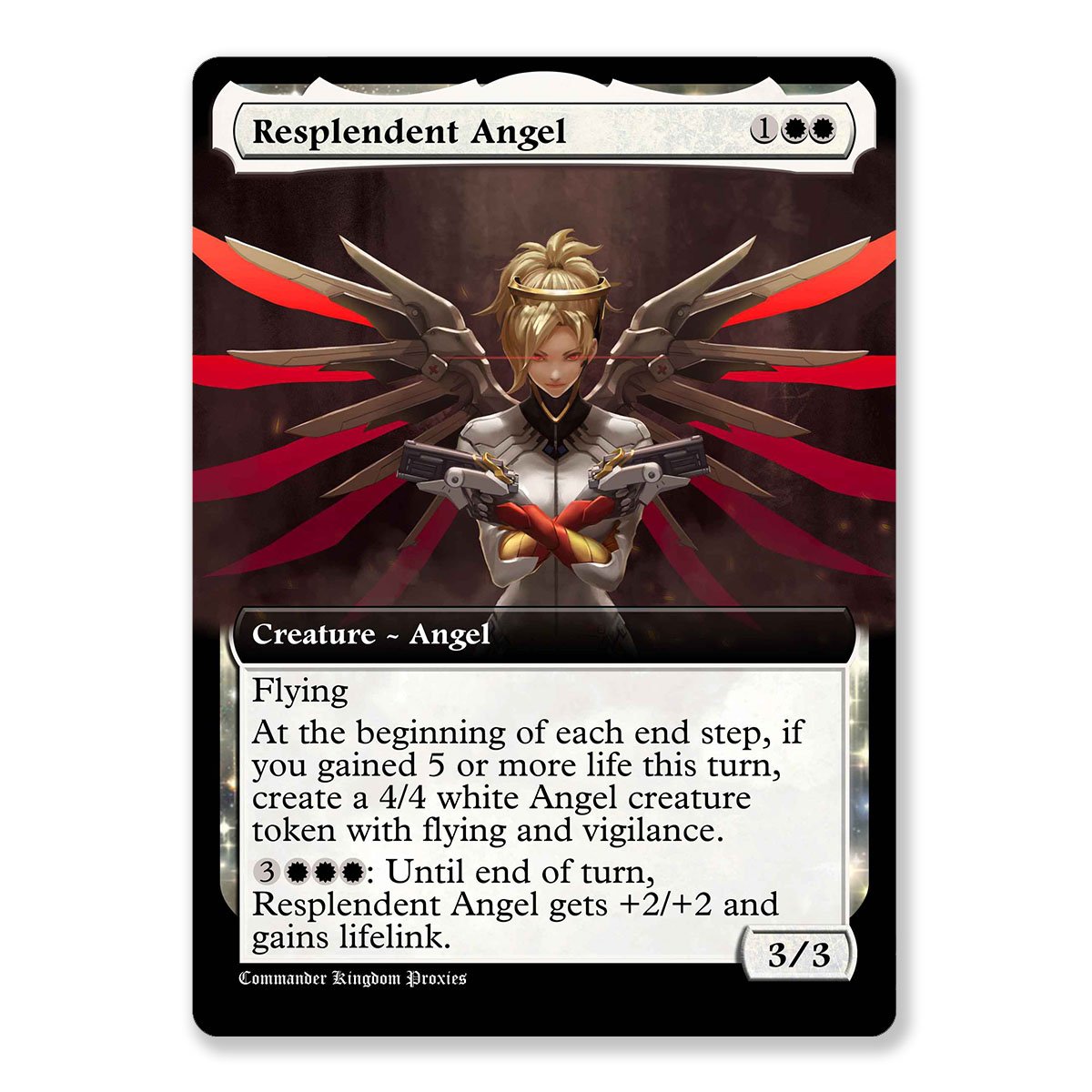 Resplendant Angel | Mercy Overwatch | Box Topper Custom MTG Proxy Card ...