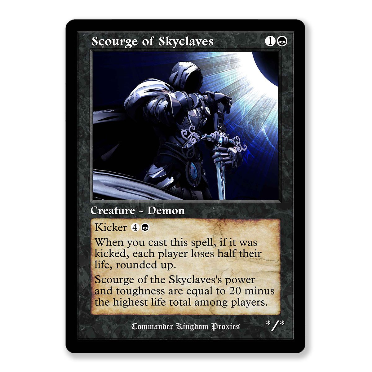 Scourge of Skyclave | Vintage Custom MTG Proxy Card - trinketkingdom.com