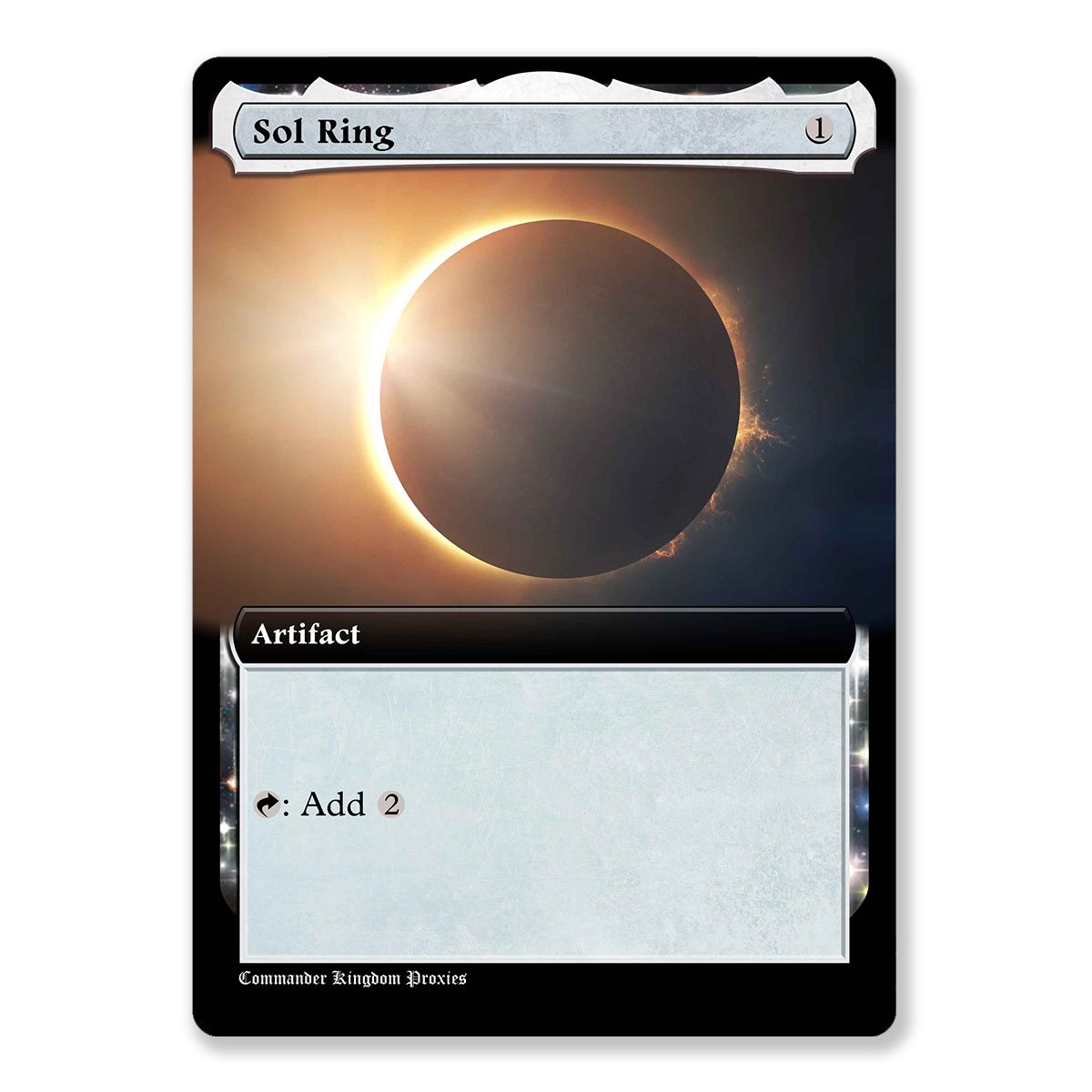Sol Ring | Box Topper Custom MTG Proxy Card - trinketkingdom.com