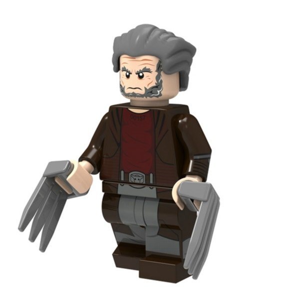Superhero Minifigure X-Men | Logan (Old) - trinketkingdom.com