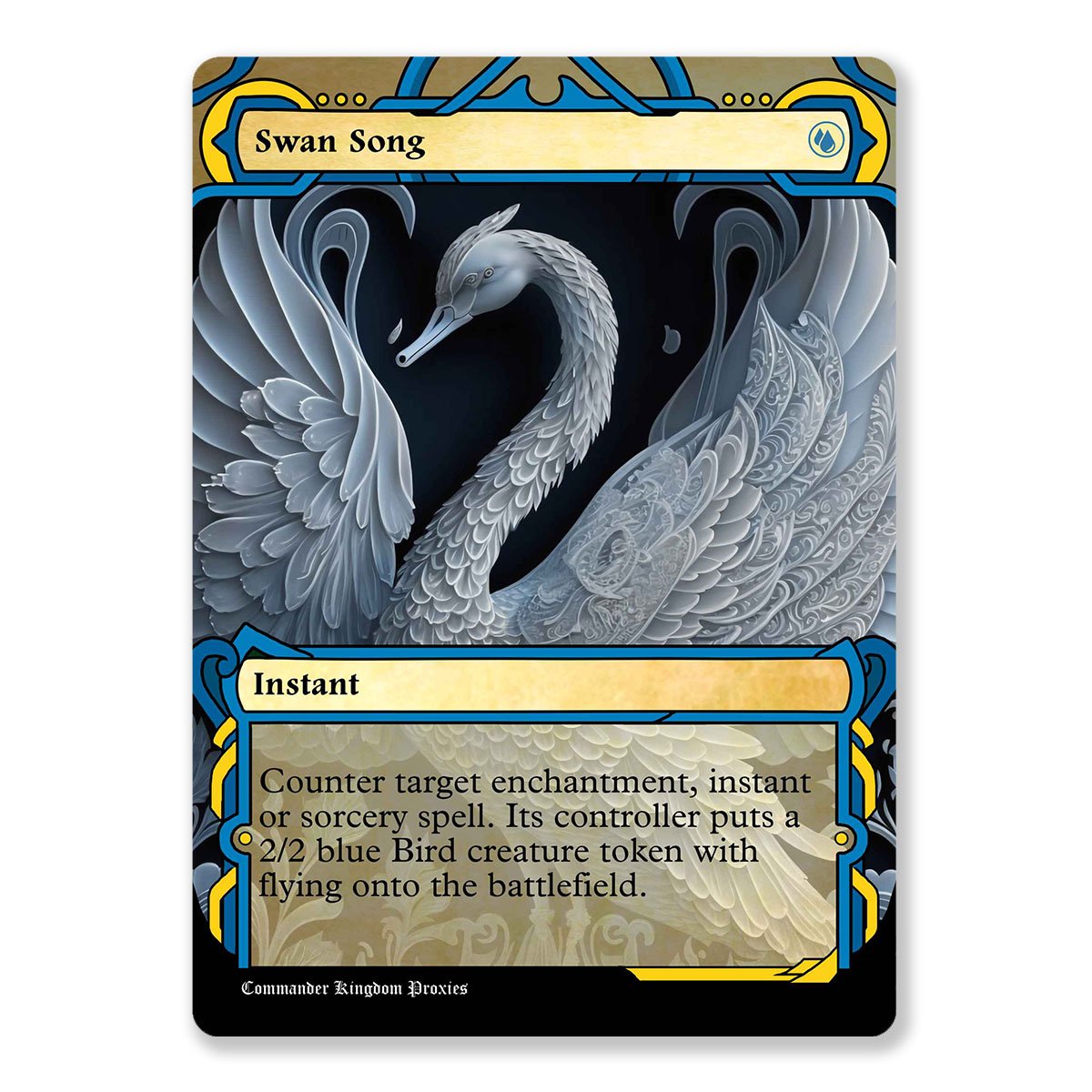 Swan Song | Mystical Archives Custom MTG Proxy Card - trinketkingdom.com