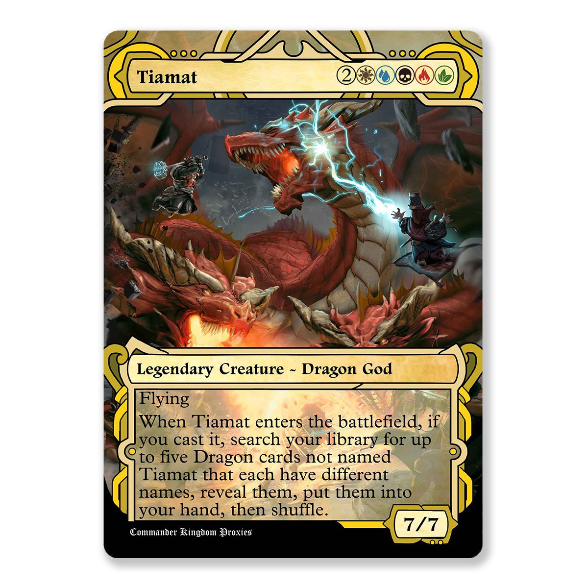 Tiamat | Mystical Archives Custom MTG Proxy Card - trinketkingdom.com
