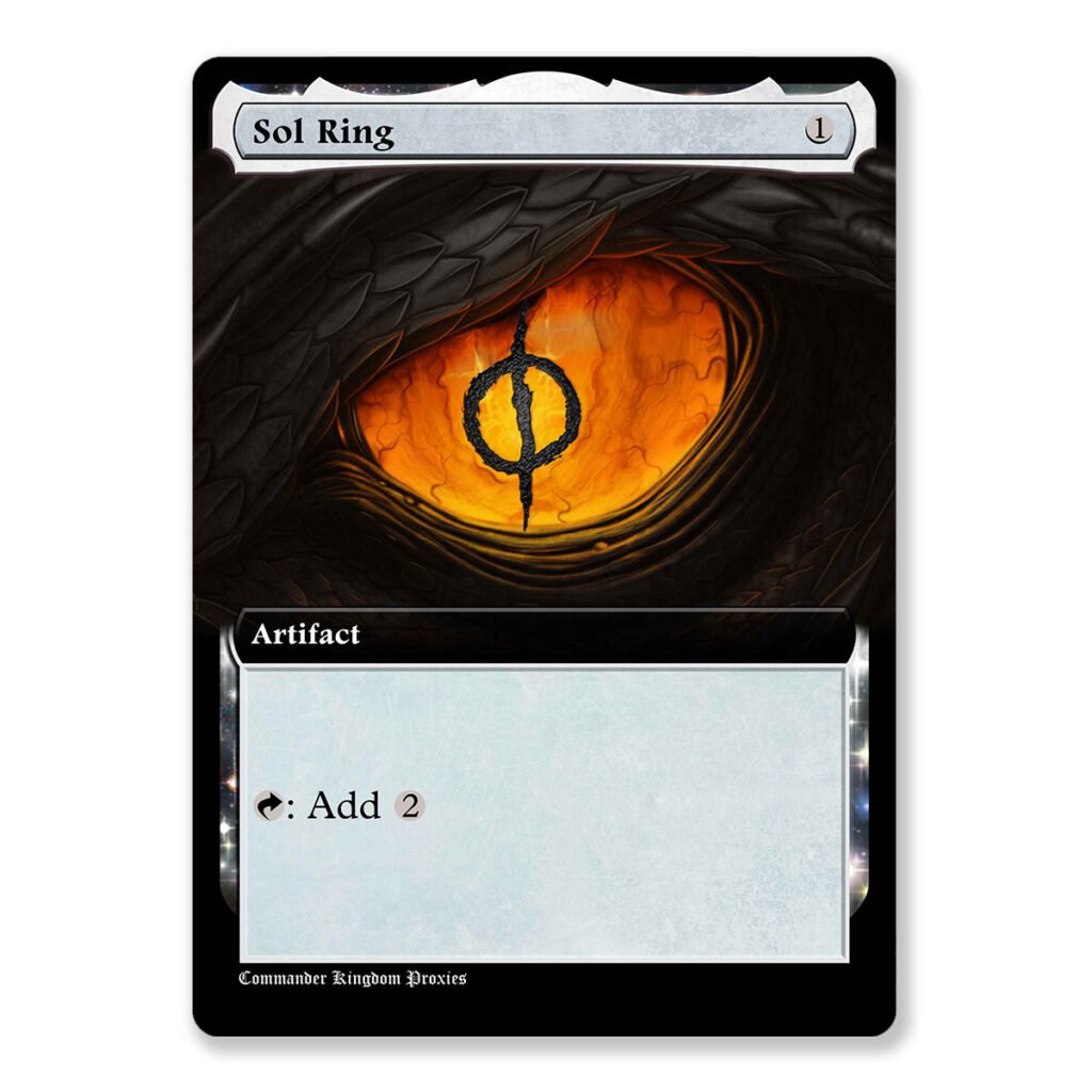 Sol Ring 2 | Box Topper Custom MTG Proxy Card - trinketkingdom.com