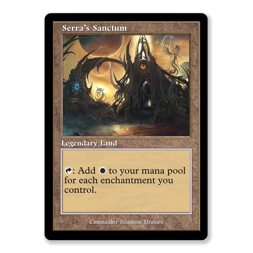 Serras Sanctum | Vintage Custom MTG Proxy Card - trinketkingdom.com