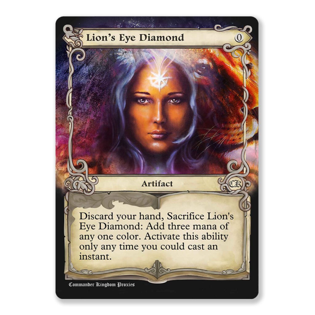 Lions Eye Diamond | Adventure Custom MTG Proxy Card - trinketkingdom.com