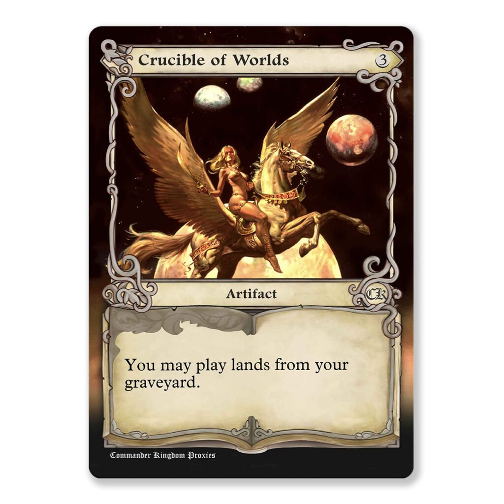 Crucible of Worlds | Adventure Custom MTG Proxy Card - trinketkingdom.com
