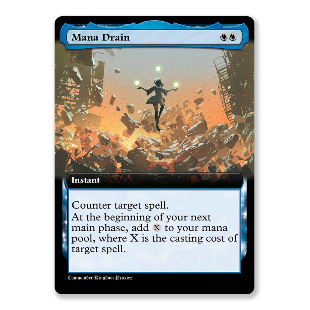 Mana Drain 2 | Box Topper Custom MTG Proxy Card - trinketkingdom.com