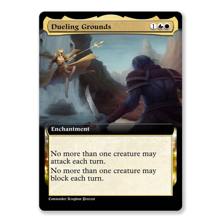 Dueling Grounds | Box Topper Custom MTG Proxy Card - trinketkingdom.com