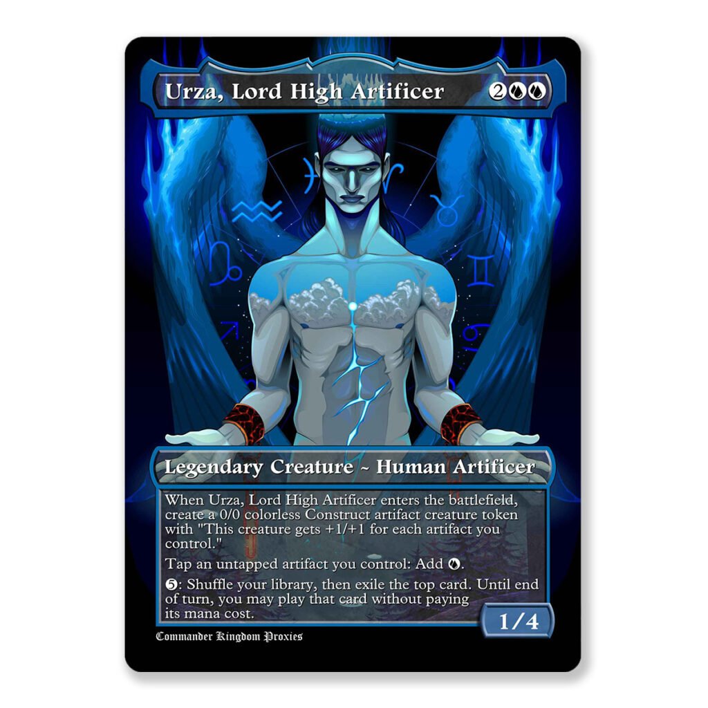 Urza, Lord High Artificer| Full Art Custom MTG Proxy Card ...